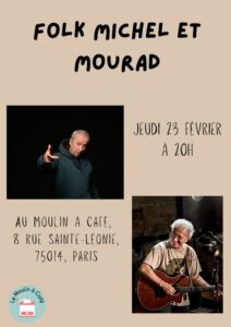 Concert : Folk Michel Et Mourad – Bienvenue au Moulin à Café