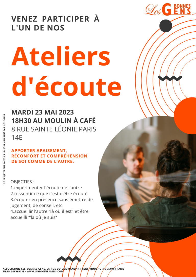 Ateliers d’écoute – Bienvenue au Moulin à Café