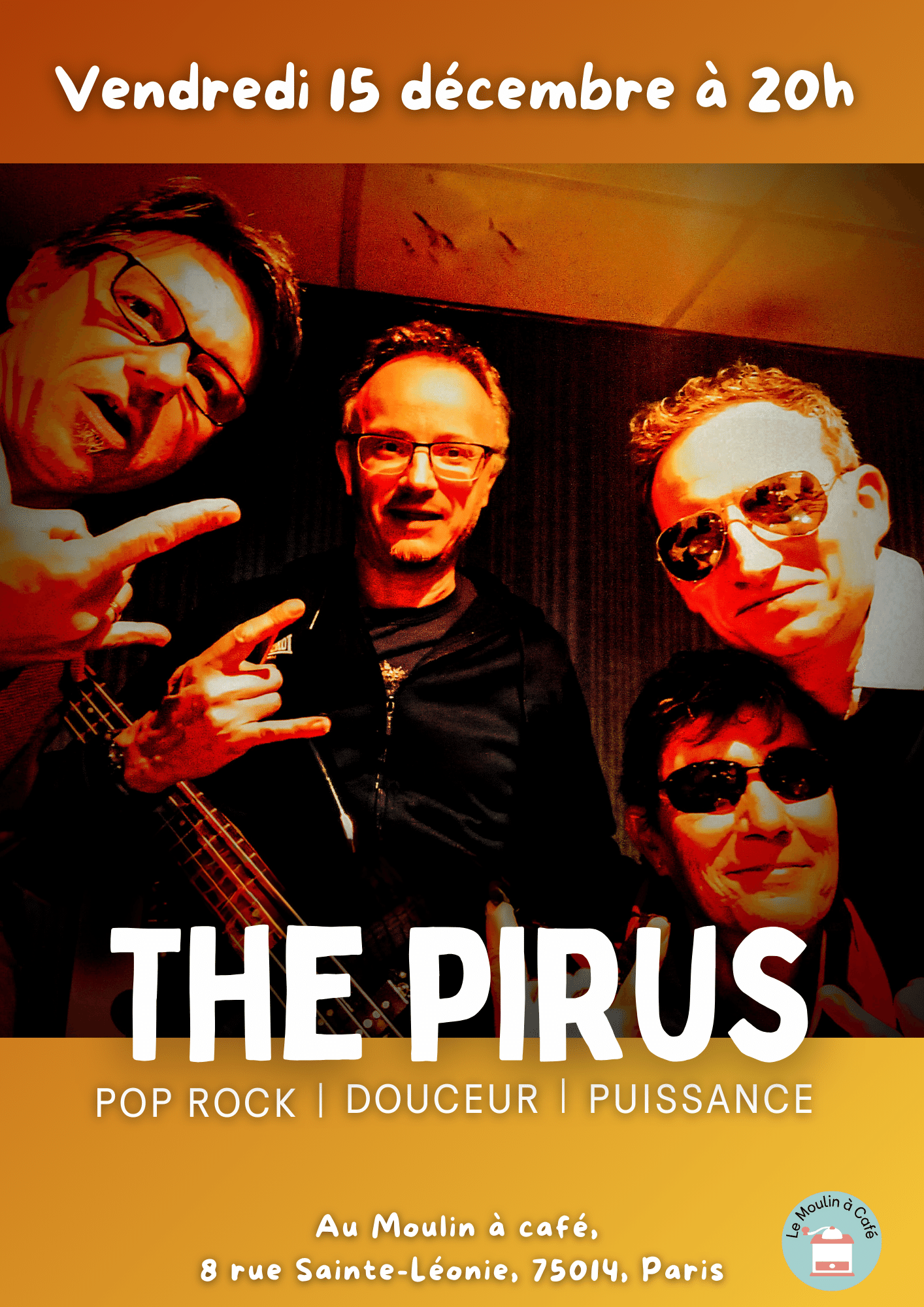 Concert de The Pirus – Bienvenue au Moulin à Café
