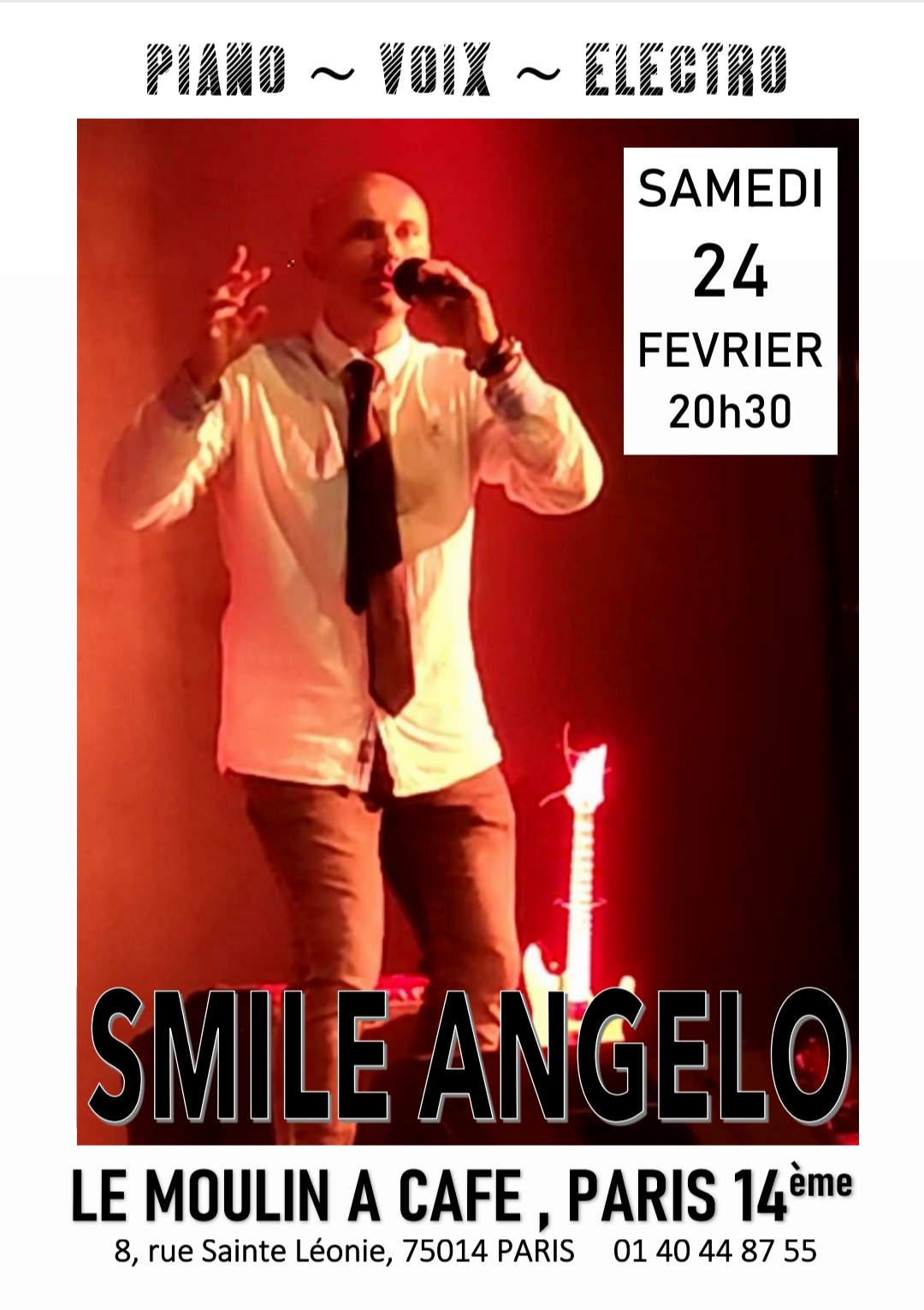 Concert : Smile Angelo – Bienvenue au Moulin à Café