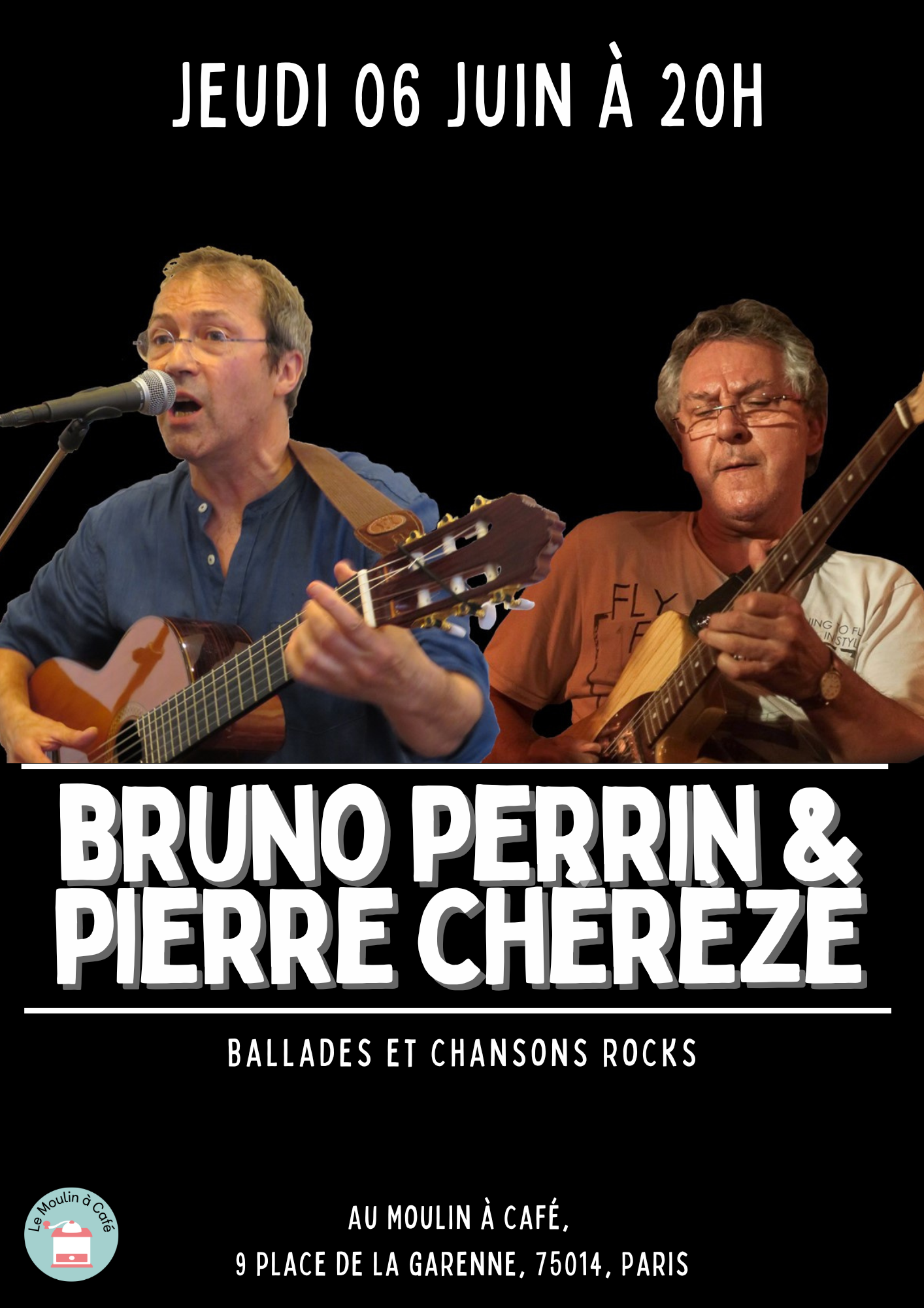 Concert : Bruno Perrin et Pierre Chérèze – Bienvenue au Moulin à Café