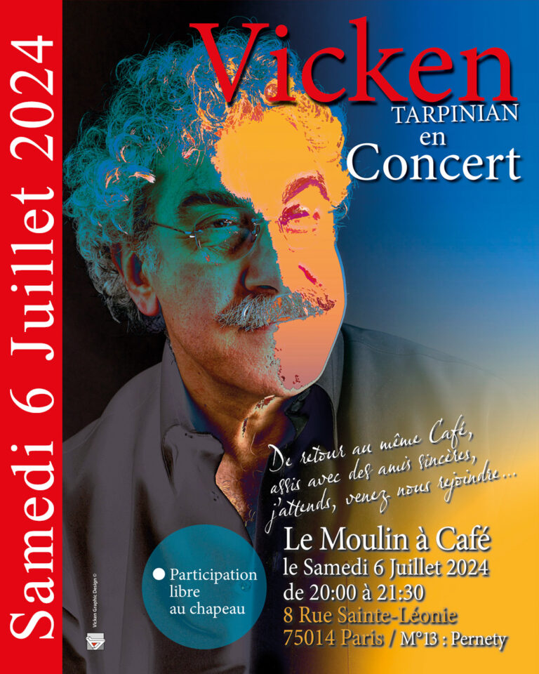 Concert : Vicken Tarpinian – Bienvenue au Moulin à Café